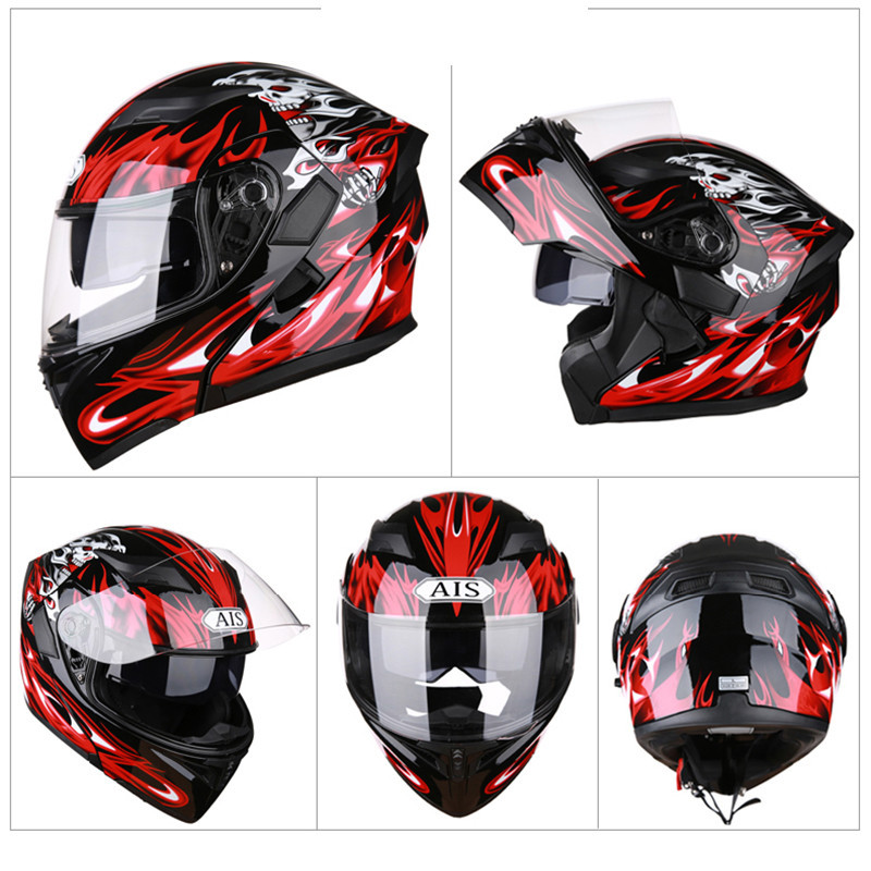 Helmet And Safety For Motorcycle Casco Modular Capacetes Helmets Engine ...