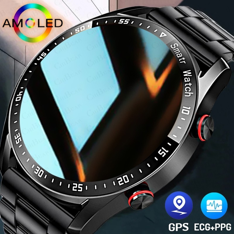 2024 New Bluetooth Call Smart Watch Men Full Touch Screen Sports Fitness Tracker Waterproof ECG ...