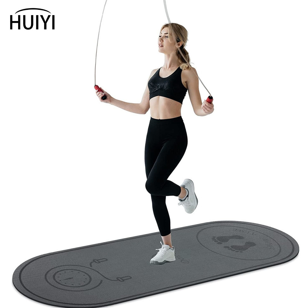Yoga mat, Jumping Rope Mat Non-Slip Rope Skipping Mat for Joints ...