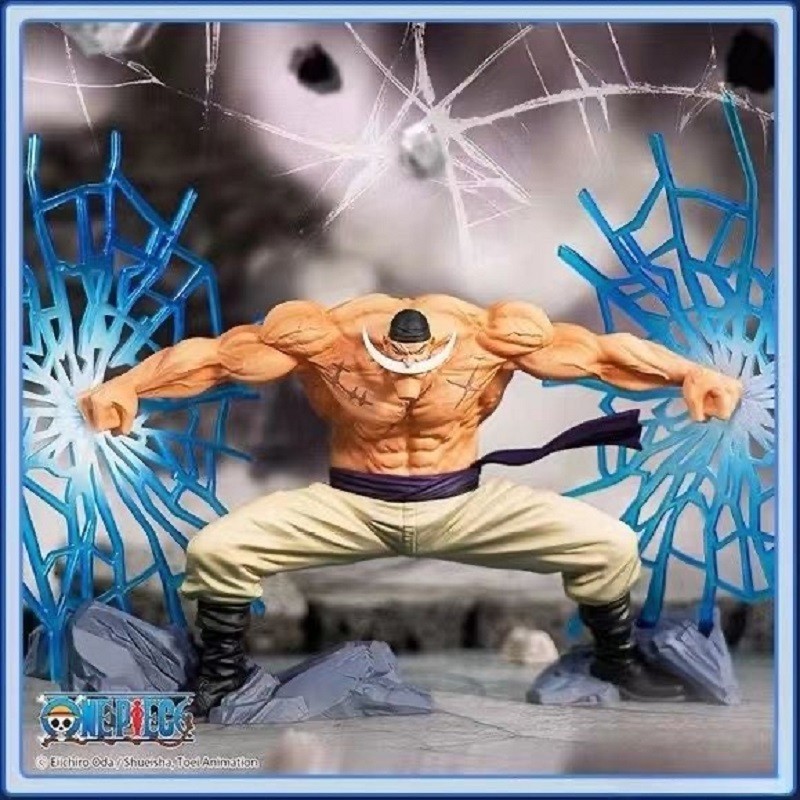 One Piece Anime Figure WHITE BEARD Newgate Edward Figures PVC One piece ...