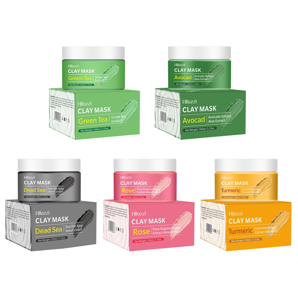 Dead Sea Mud Mask Deep Cleansing Blackhead Clear Pore Smearing Avocado ...