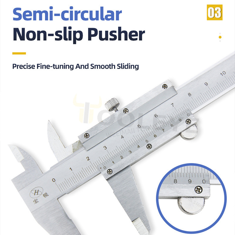 Vernier Caliper Steel Gauge Metal Calipers Measuring Instruments ...
