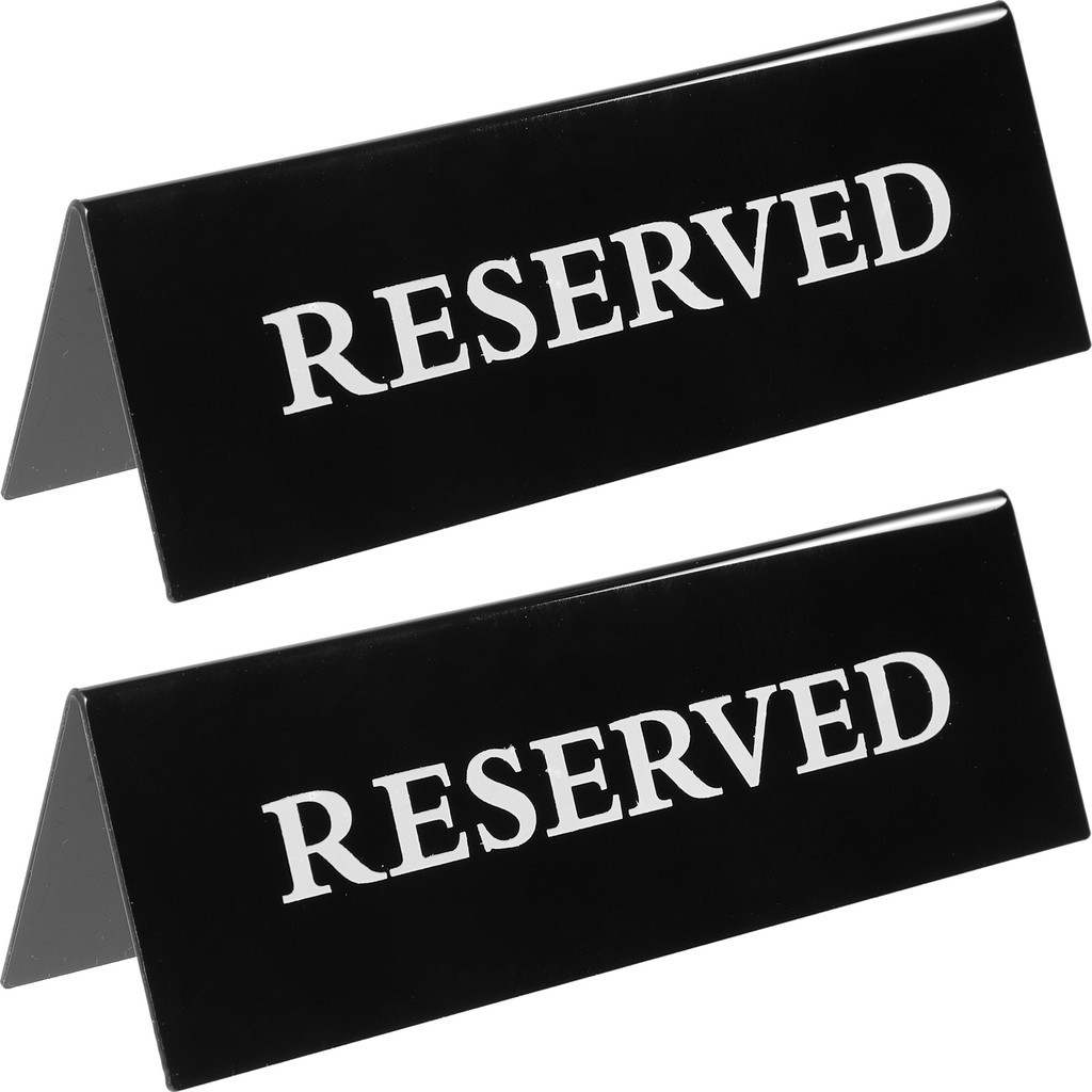 【Reserved Signs Sign Table Acrylic Reservation Wedding Card Seating ...