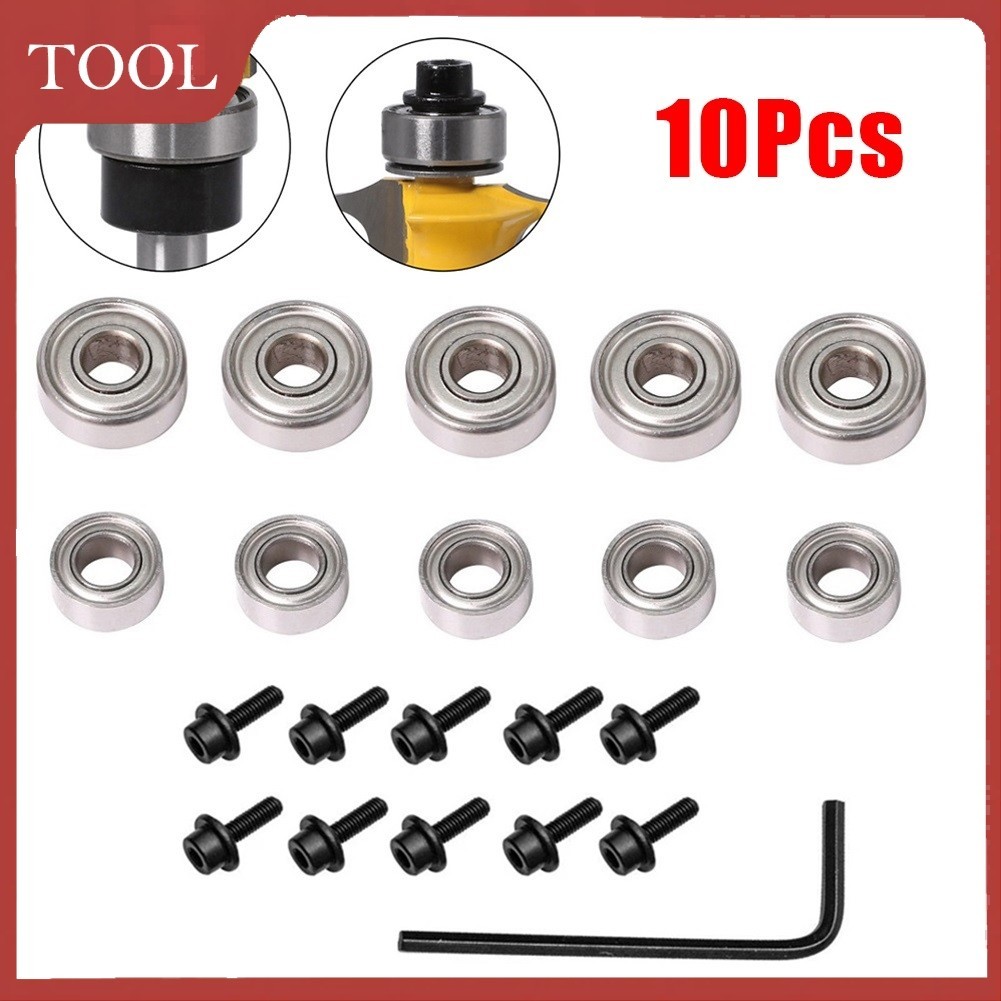 betterlife3.ph⚡ 1 Set Router Bits Top Mounted Ball Bearings Guide For ...