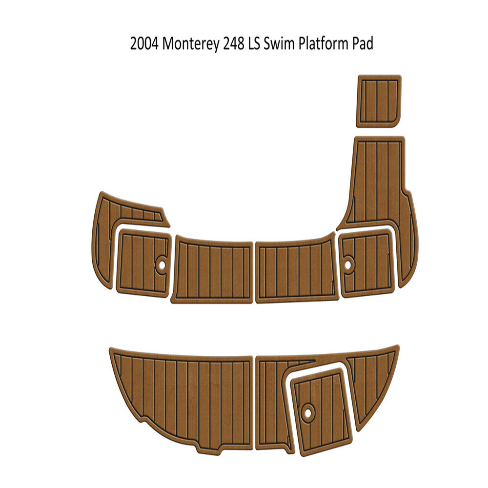 2004 Monterey 248 LS Swim Platfrom Step Pad Boat EVA Foam Faux Teak ...