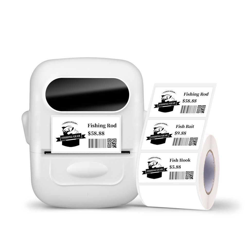 Multi-purpose Label Printer Connected With Cellphone Barcode Label ...