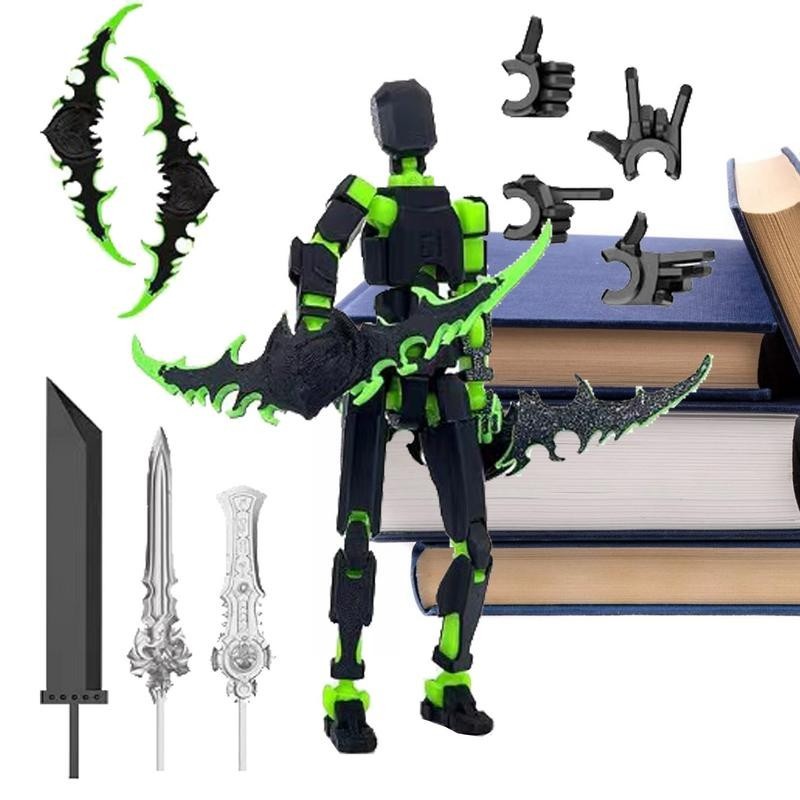 3D Printed Movable Figure Removable Doll Action Figure Articulated ...