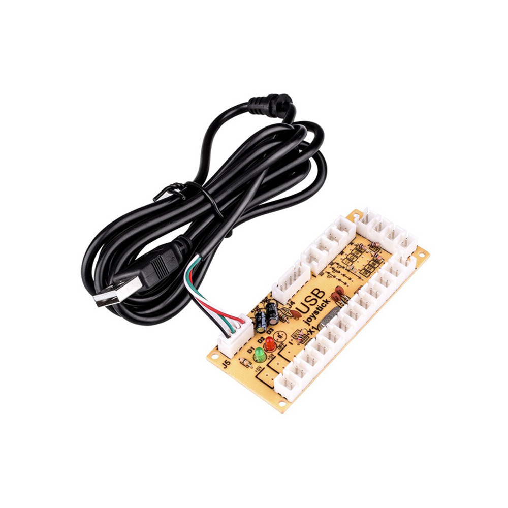 ~DIY Zero Delay Arcade USB Encoder PC To Joystick Arcade Rocker Circuit ...