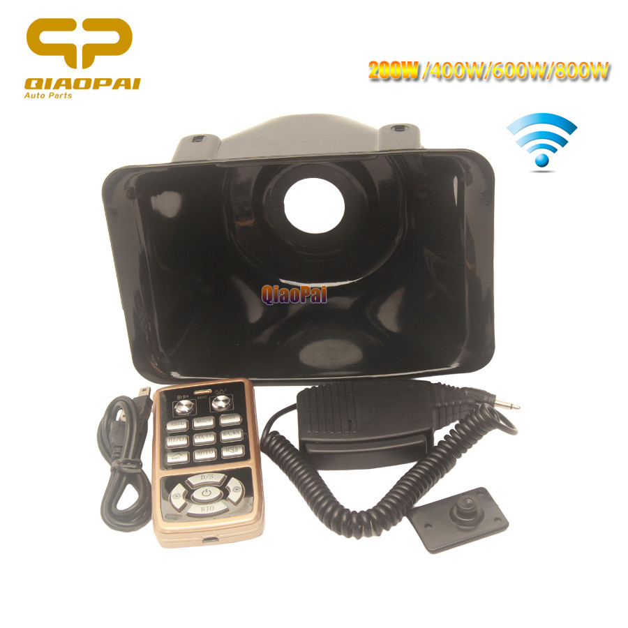 Universal Wireless Remote Control Alarm Horn 100W 200W 400W 600W 800W ...
