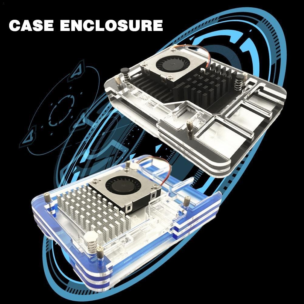 5-Layer Acrylic For Raspberry Pi 5 Case With Active Cooler Transparent ...
