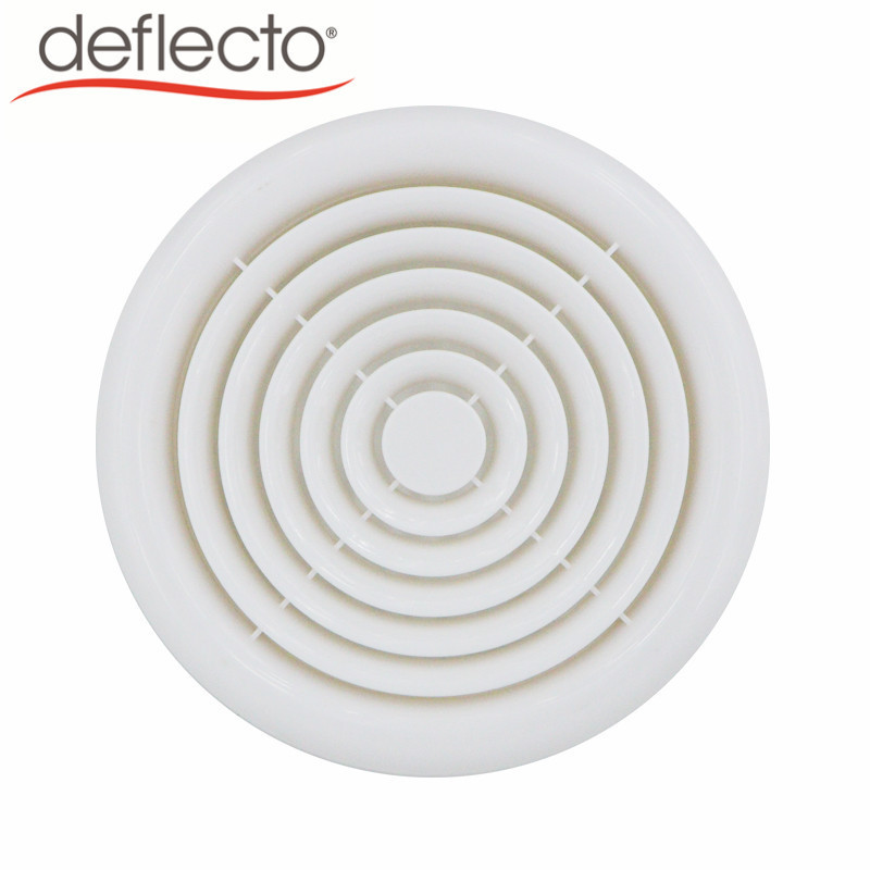 Plastic Ceiling Diffuser Decorative Wall Vent Covers White ABS Air ...