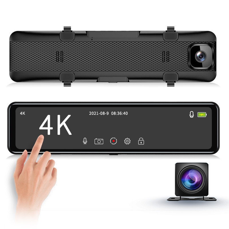 Factory wholesale 4K DVR Super Night Vision Rearview Mirror Driving ...