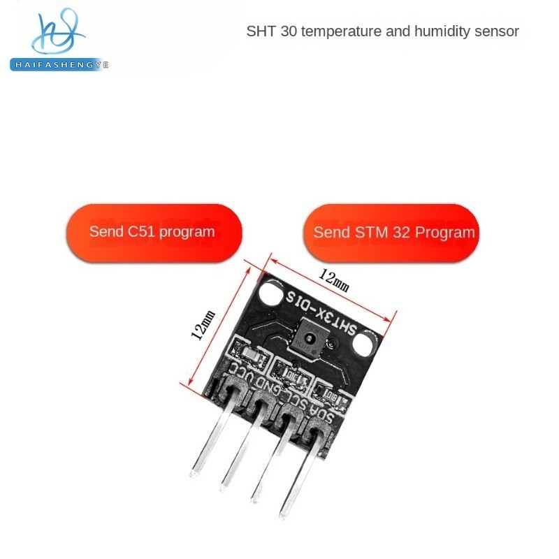 ⚜SHT30 digital temperature and humidity sensor module with wide voltage to STM32/C51 program I2C ...