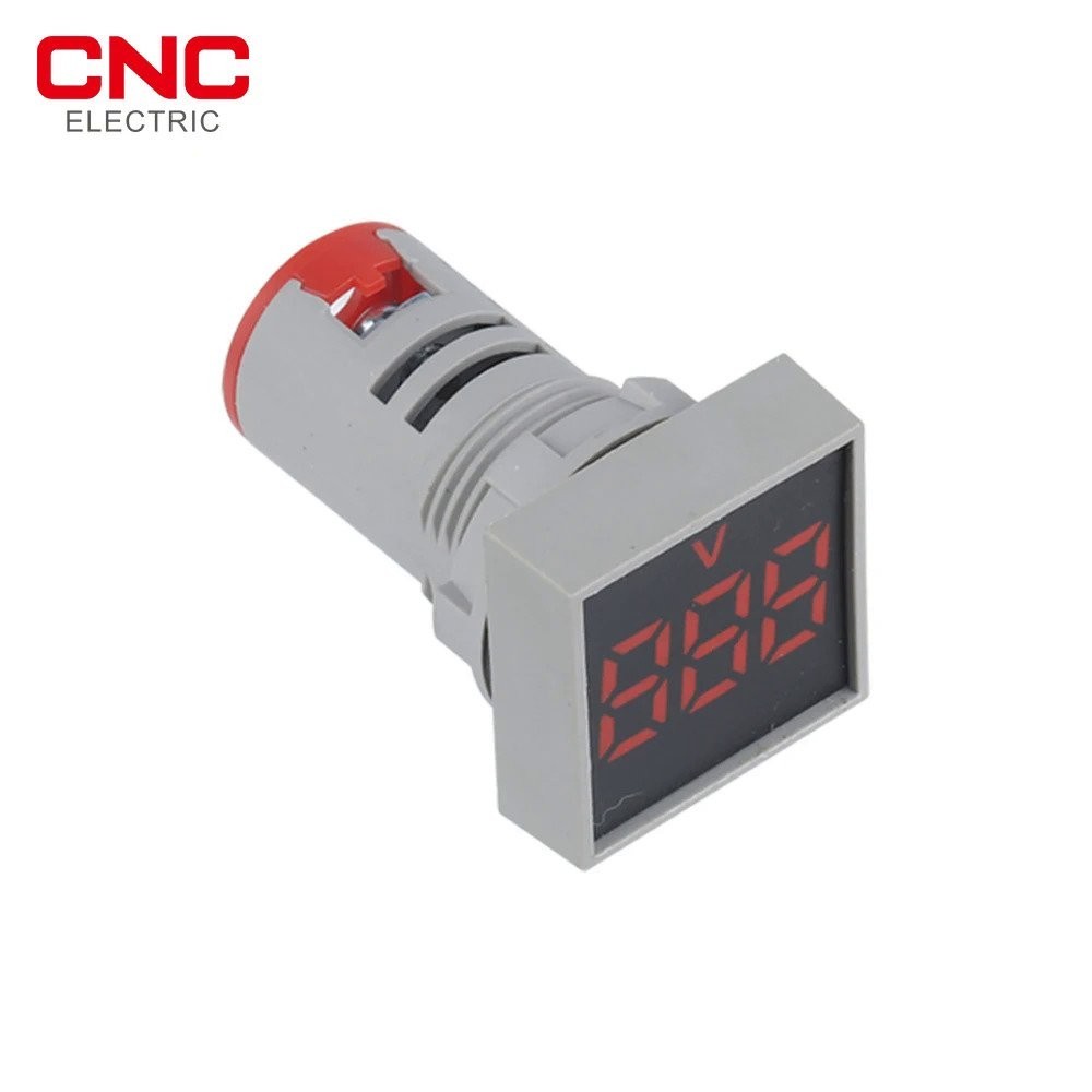 CNC 10pcs Mini Small 22MM AC 20-500V Voltmeter Square Panel LED Digital ...