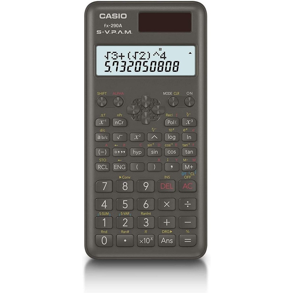 Casio scientific calculator 2-digit display/statistical calculation 199 ...