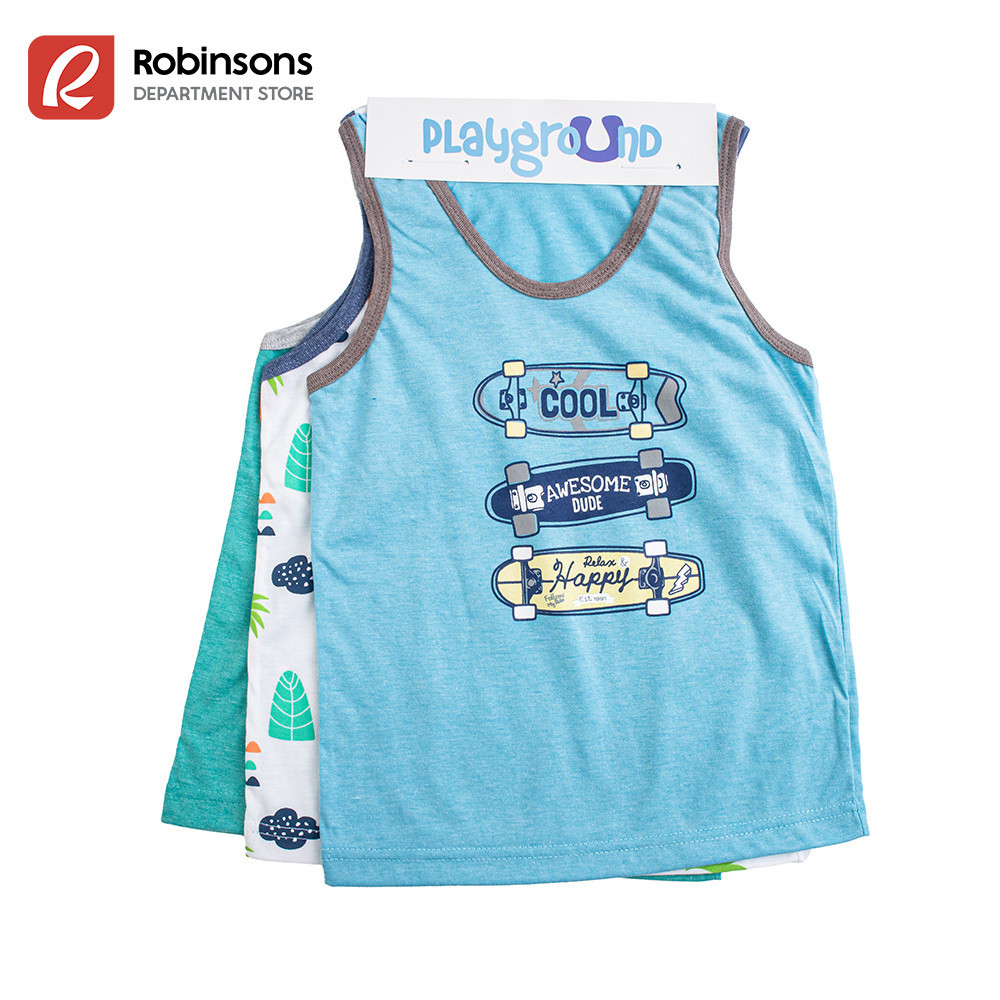 Playground Sando Pack Of 3 Cool Teal (Light Blue) | Shopee Philippines