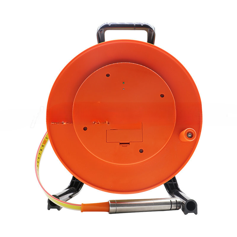 ☇Steel Ruler Tape Deep Well Water Level Meter 15mm Probe Groundwater ...