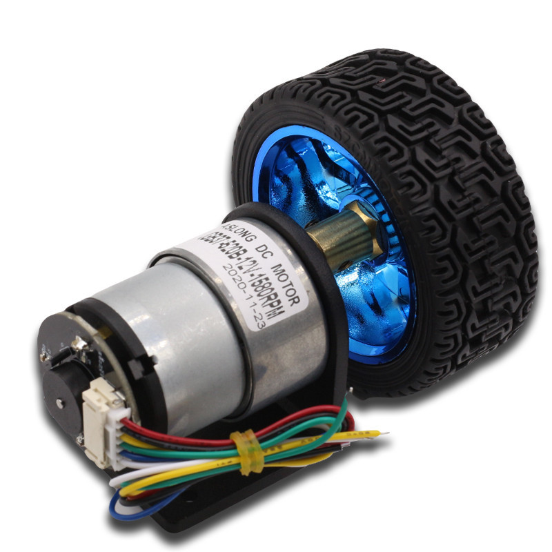ⓛHall Encoder DC Motor JGB37-520BTC 11PPR 6V 12V Deceleration Smart Car ...