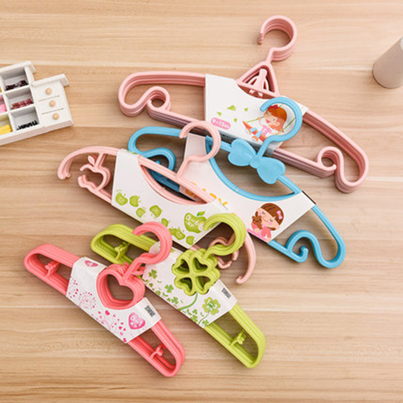 ۞20 pcs/lot Kids Clothes Hangers Cute Baby Hanger Small Coat Support ...