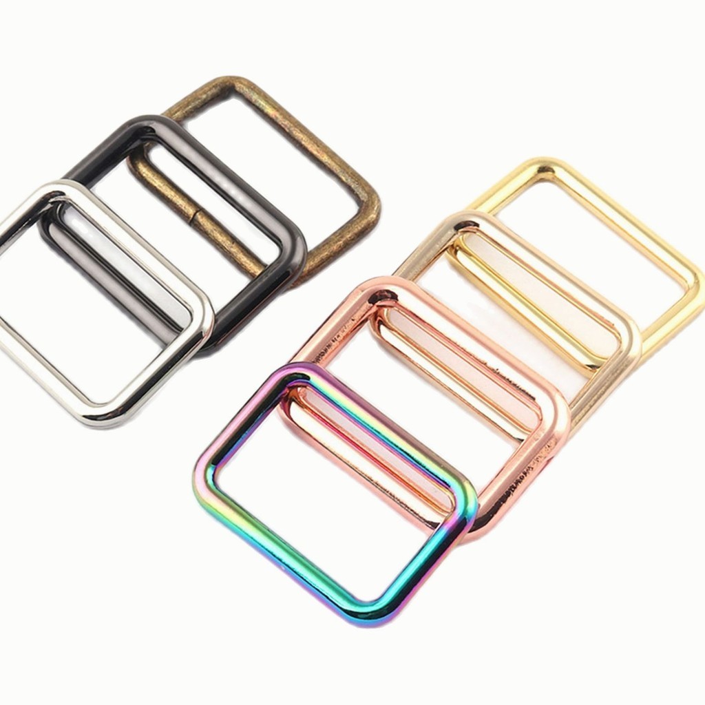 25mm Silver Adjuster Buckle Slide Buckles,Metal Purse Backpack ...