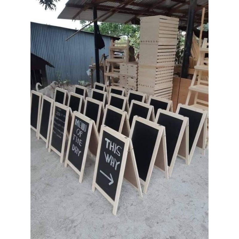 Chalkboard Standee Back to Back | Shopee Philippines