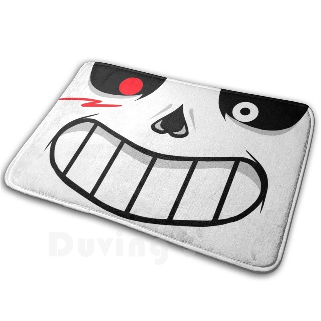 Cross Sans Carpet Mat Rug Cushion Soft Non-Slip Sans Undertale Cross ...
