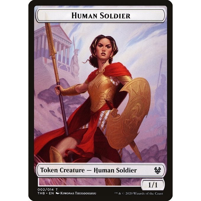 Human Soldier Token - Magic The Gathering (MTG) | Shopee Philippines