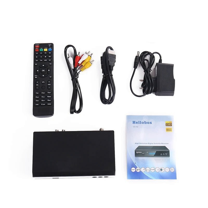 Hellobox V5 Satellite Receiver DVB S2 1080P Full HD Satellite TV ...