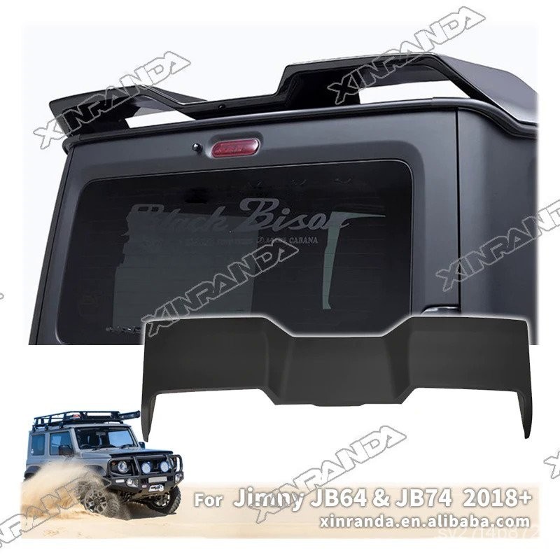 Rear Spoiler for Suzuki Jimny JB74 JB64 2018- Gen4 Sierra JB74w JB64w ...