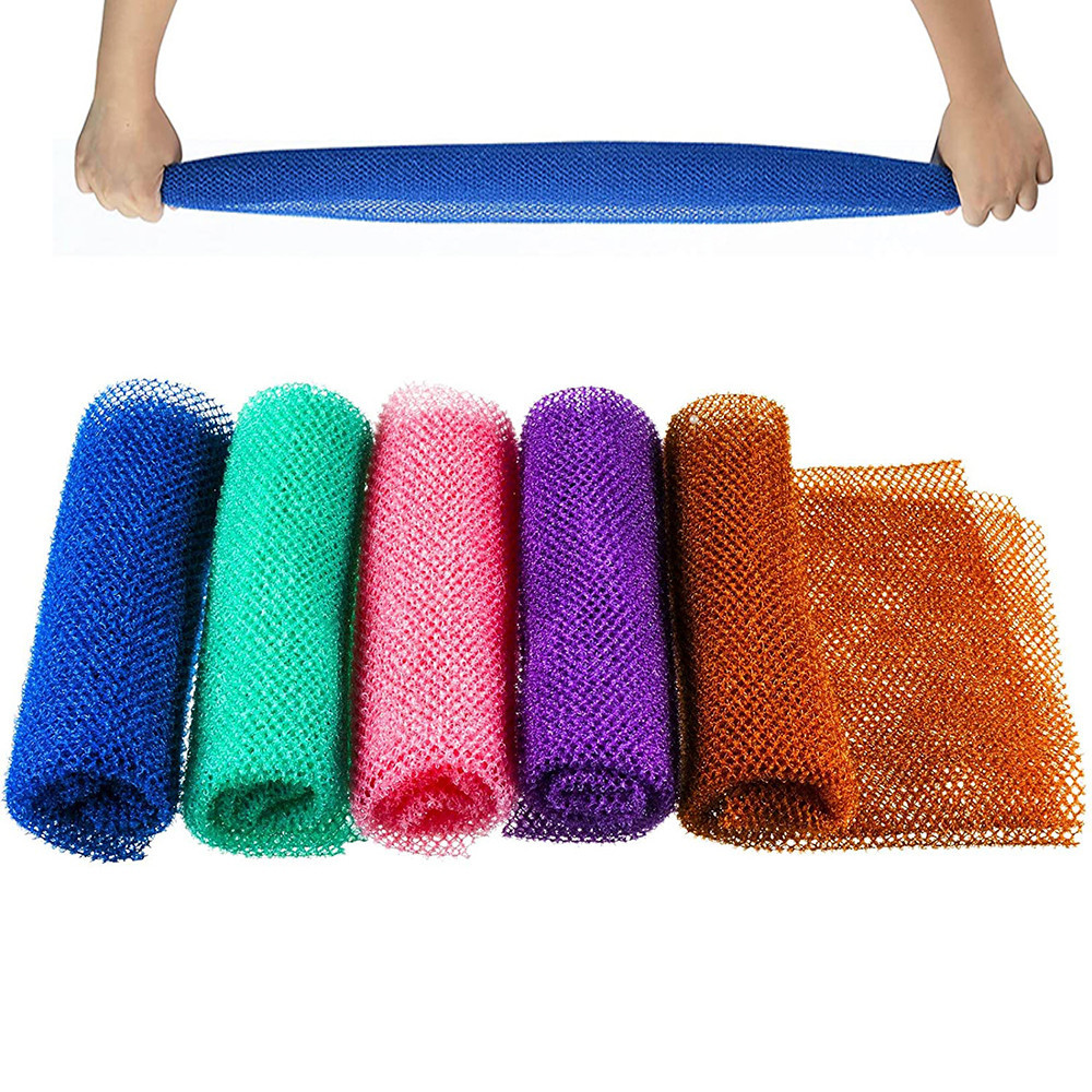 ⚔African Net Bath Sponge, 30x80cm African Net Long Bath Net Sponge ...