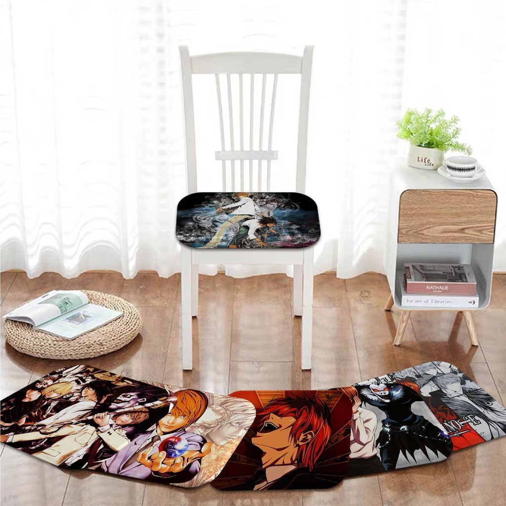 Anime Death Note Cushion Mat Nordic Printing Chair Cushion Soft Office ...