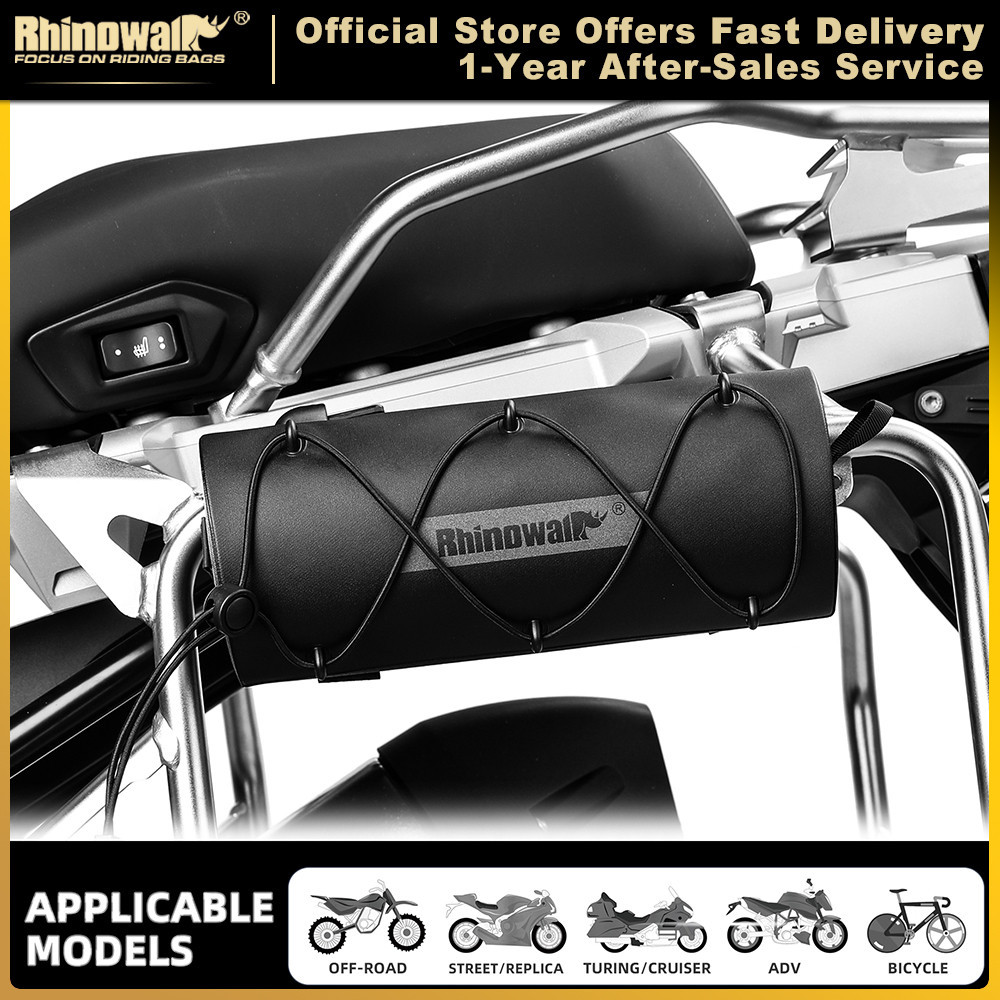 Rhinowalk Motorcycle Side Bag 100%Waterproof Motor Crash Bar Bag 1.9L ...