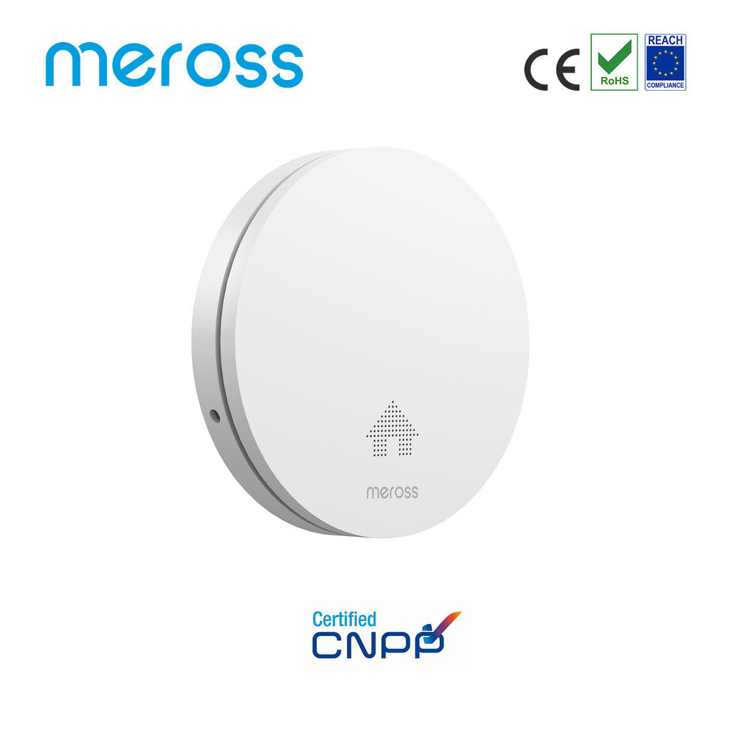 Meross Smoke Alarm Fire Detector Sensor With Mute and Self-Test ...