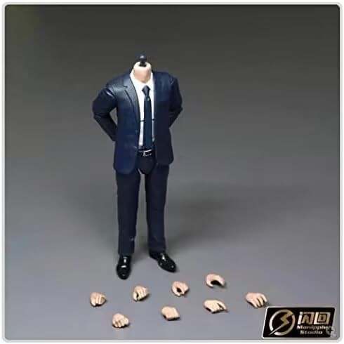 Senkai Studio Manipple Studio 1/12 scale action figure male body suit hand parts set blue ver ...