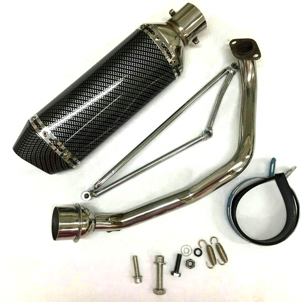 GY6 125CC Engine Motorcycle Modified Exhaust Pipe Five stars | Shopee ...