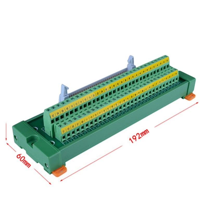 IDC60 DIN Rail Mounted Interface Module, Breakout Board, Terminal Block ...