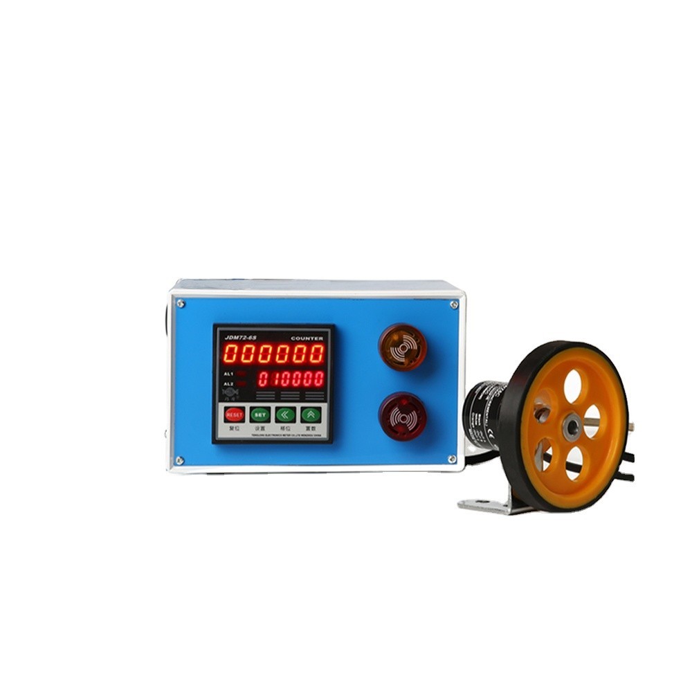 ⚡Length Meter Counter with Encoder and control box Length controller Roller-Type Digital Length ...