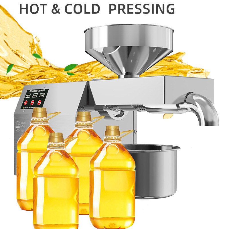 유B01 Upgraded Home Heat Peanut Sunflower Seeds Oil Extractor Cold Oil ...
