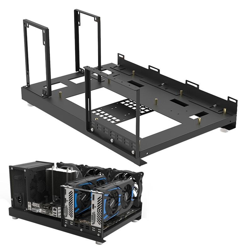 ღMini ATX MATX ITX PC Test Bench Open Air Frame DIY Case Portable ...