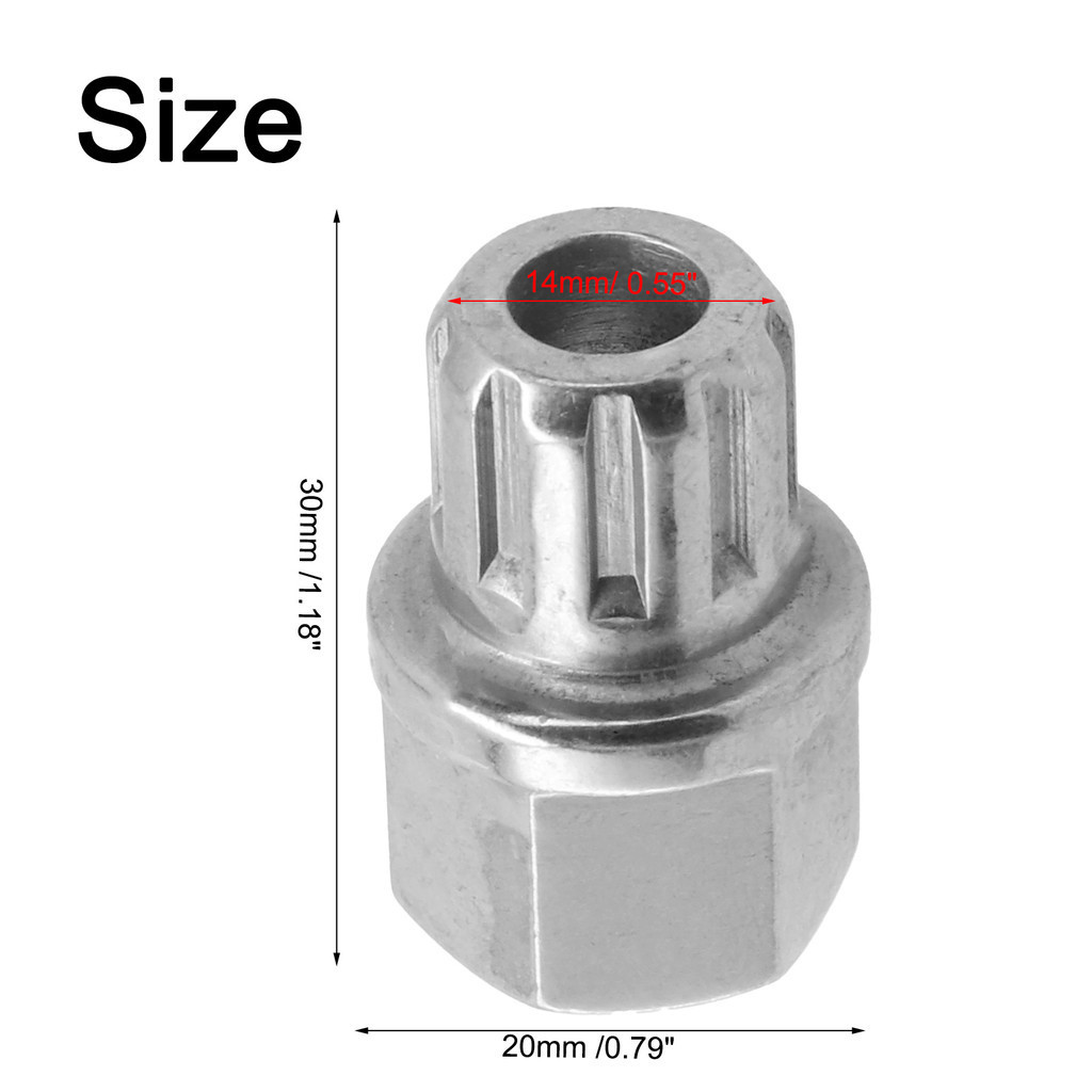 ⊹1x 54/9PT Wheel Lock Anti Theft Correct Connector Direct Installation ...