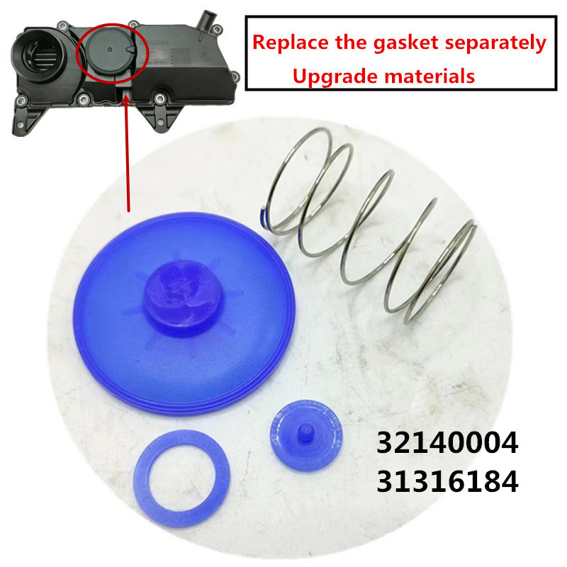 ⚜Engine PCV Valve Cover Repair Kit Cap For Volvo S60 V60 XC60 S80 V70 ...