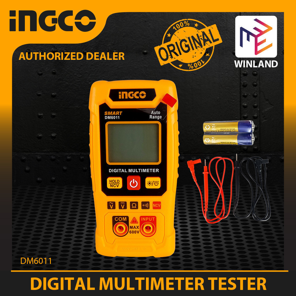Ingco by Winland Digital Multimeter Tester Multi Tester for Electrical ...
