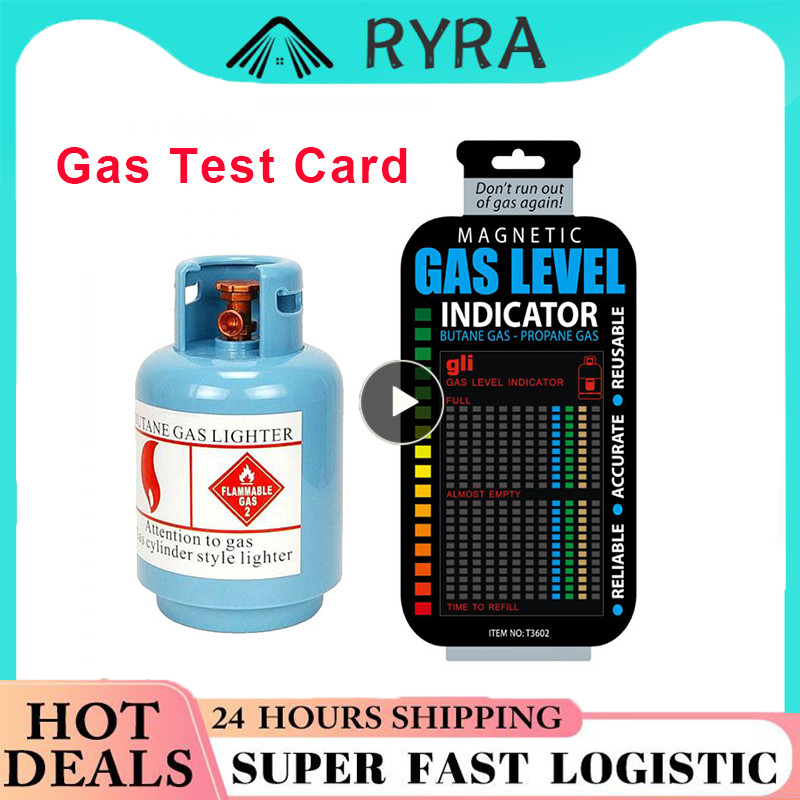 ♥Magnetic Gas Cylinder Tool Gas Tank Level Indicator Propane Butane LPG ...