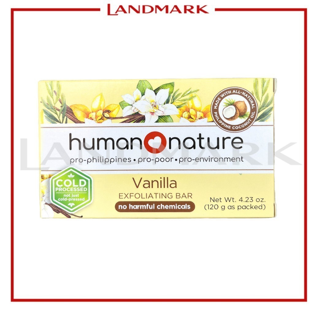 Human Nature Exfoliating Vanilla Bar Soap 120g | Shopee Philippines