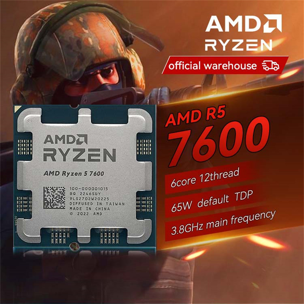 ⊰AMD Ryzen 5 7600 Novo CPU R5 7000 Series Brand New 그래픽카드 Socket AM5 ...