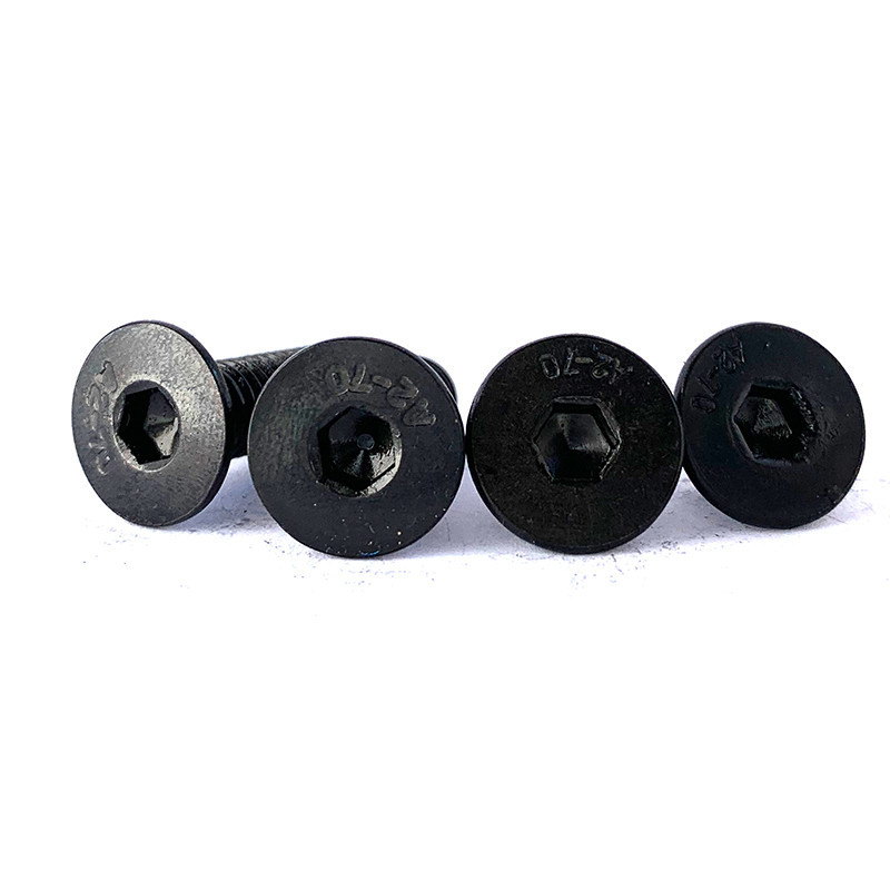 -1/20pcs DIN7991 M5 M6 M8 Black 304 Stainless Steel Hexagon Hex Socket Flat Countersunk Allen ...