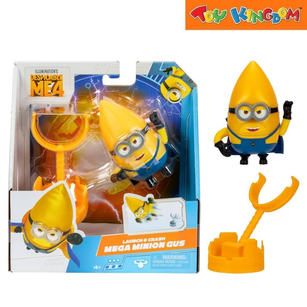 Despicable Me 4 Launch & Crash Mega Minions Gus Action Figure | Shopee ...