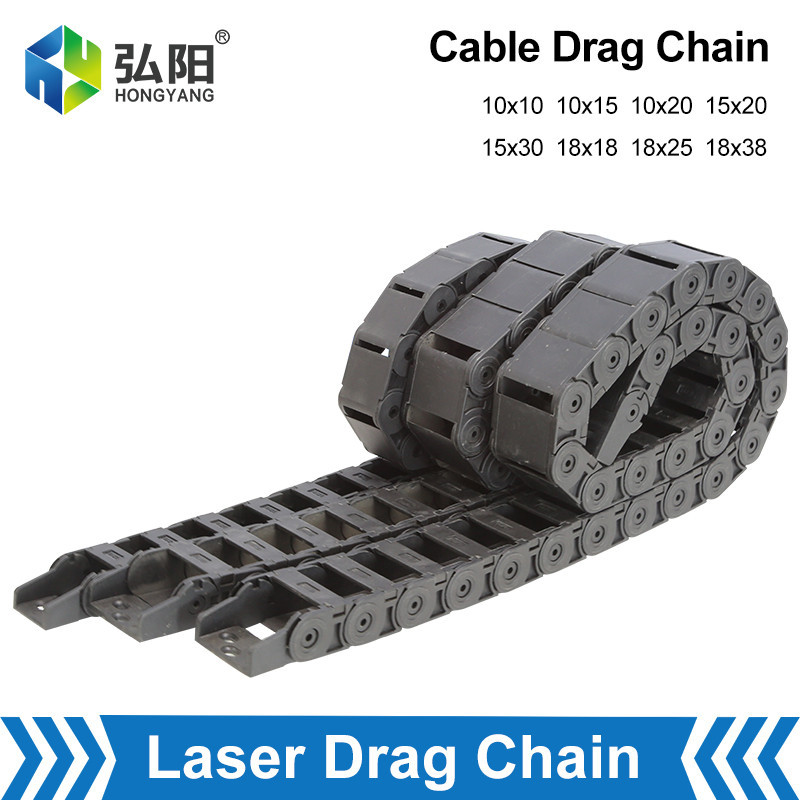 【1M Bridge Cable Drag Chain Wire Rack With End Transmission Connector ...