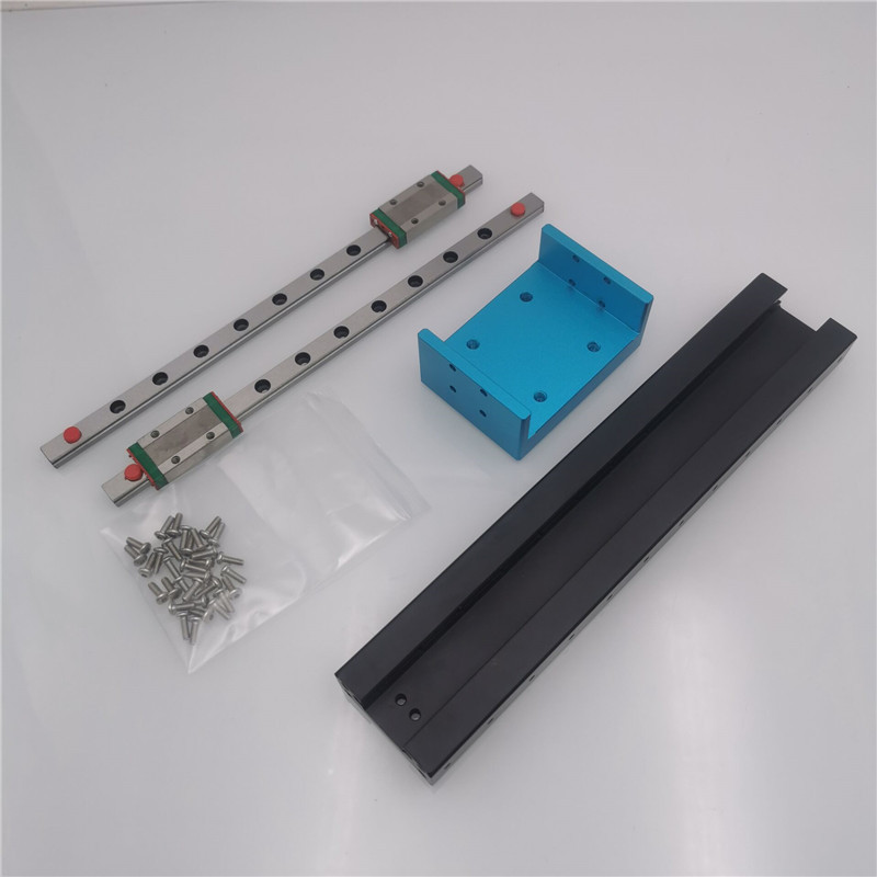 ⊹1set Z-Axis Linear Guide dual MGN9H linear rail slide Twin Rail Z ...