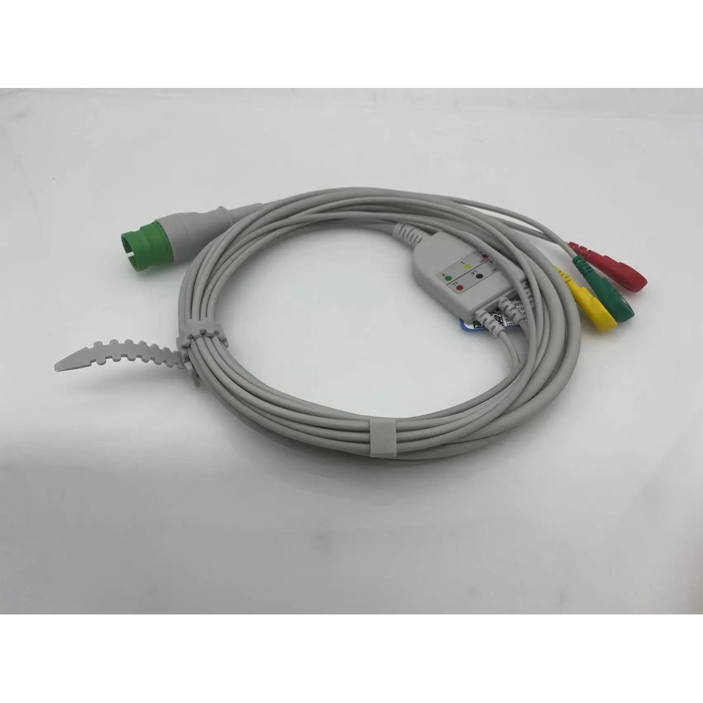 Mediana D500 Defibrillator 3lead Ecg Cable And Leadwires, 13pins ...